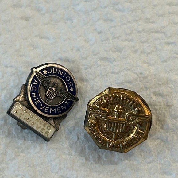 Other | Vintage Junior Advanced Junior Achievement Pin Set 5s | Poshmark